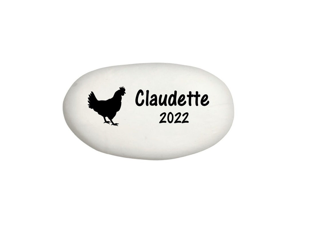 Chicken Memorial Stone Pet Loss Gift Custom Chicken - Etsy
