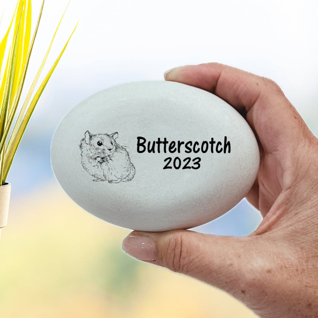 Hamster Memorial Stone- Personalized Pet Keepsake- Pet Loss Gift ...
