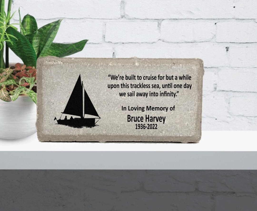 Sailor Memorial Stone Sympathy Gift Bereavement Gift Funeral - Etsy
