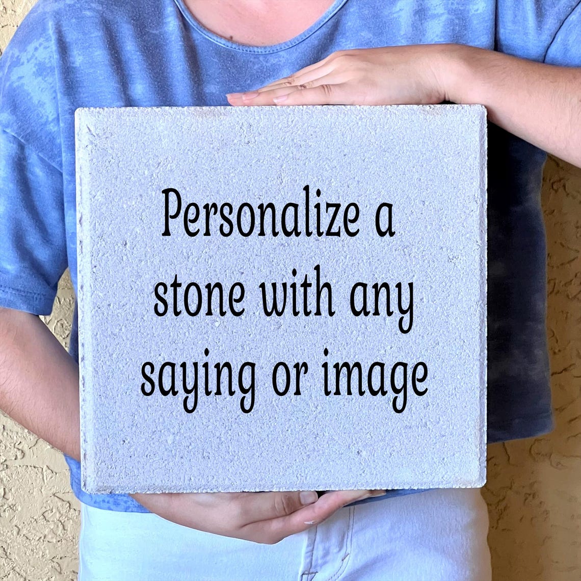 Personalize Stone - Custom Stone. Choice of Stone With Your Own Message ...
