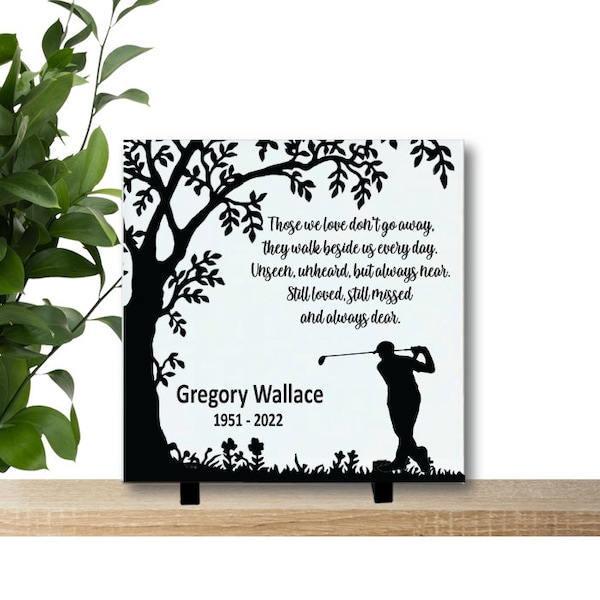 Golf Memorial Cards - Etsy