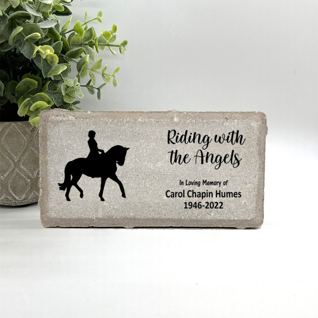 Memorial Stone - Sympathy Gift Bereavement Gift Funeral Gift - Cowgirl ...