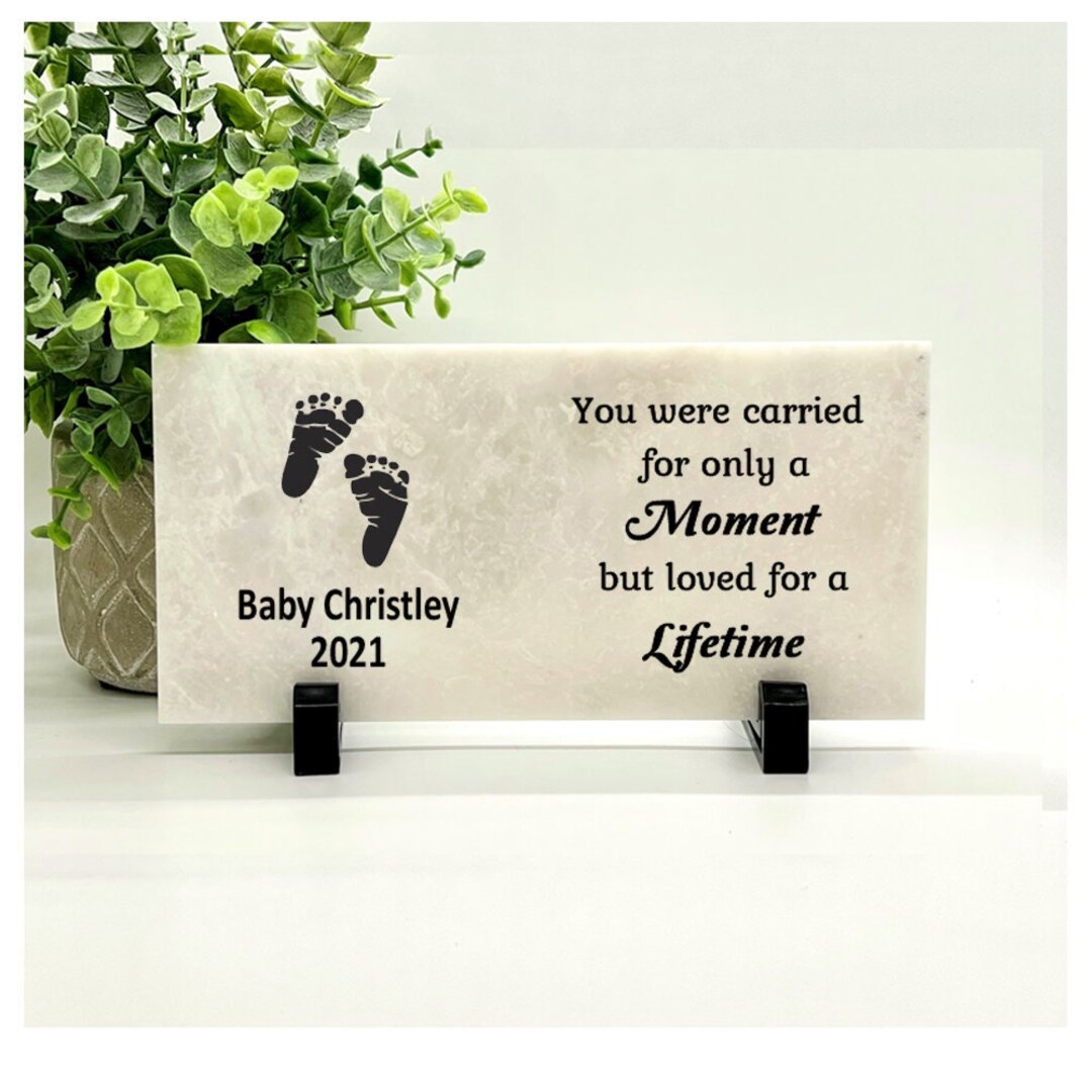 Memorial Stone - Infant Memorial Stone - Loss of Baby - Baby Sympathy ...
