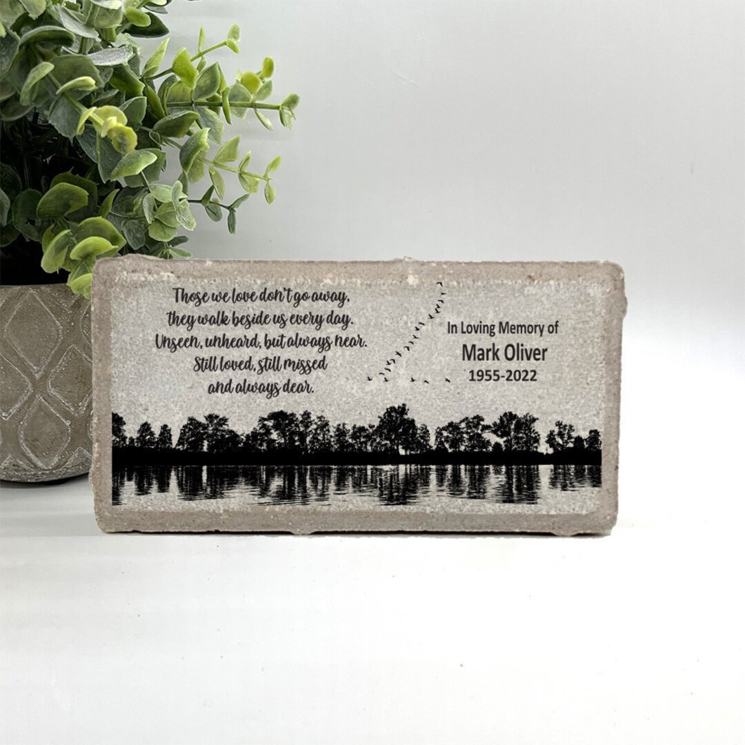 Memorial Stone Sympathy Gift Bereavement Gift Funeral Gift River ...