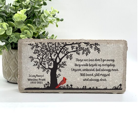 Memorial Gift Sympathy Gift Memorial Stone Personalized - Etsy