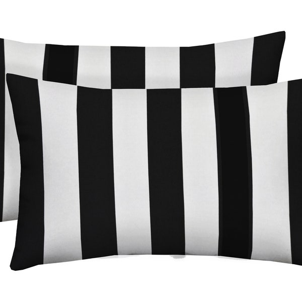 Black Lumbar Pillow Etsy