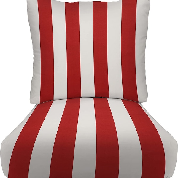 Red and White Cushions - Etsy