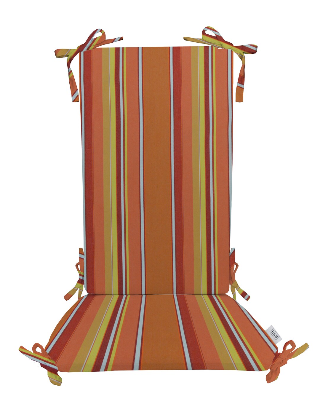 Indoor/outdoor Sunbrella Dolce Mango Rocking Chair 2 Pc Foam Cushion ...