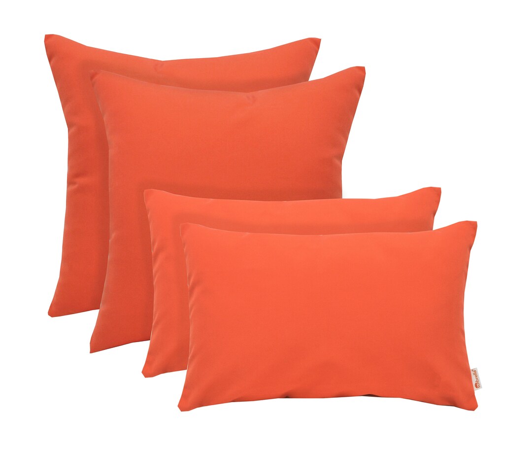 RSH Décor Set of 4 Indoor/outdoor Square & Rectangle Lumbar Throw ...