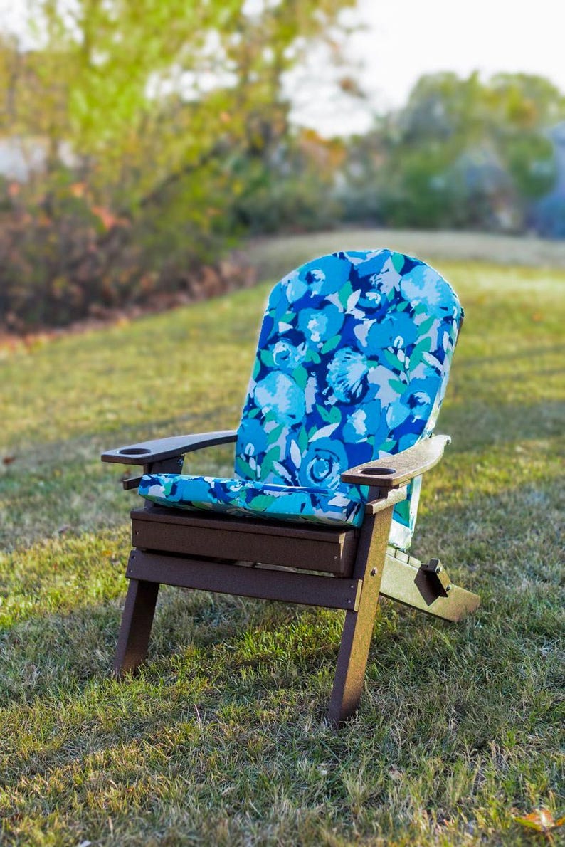 RSH Decor Foam 2" Thick Adirondack Chair Cushion Outdoor, Colsen Berry ...