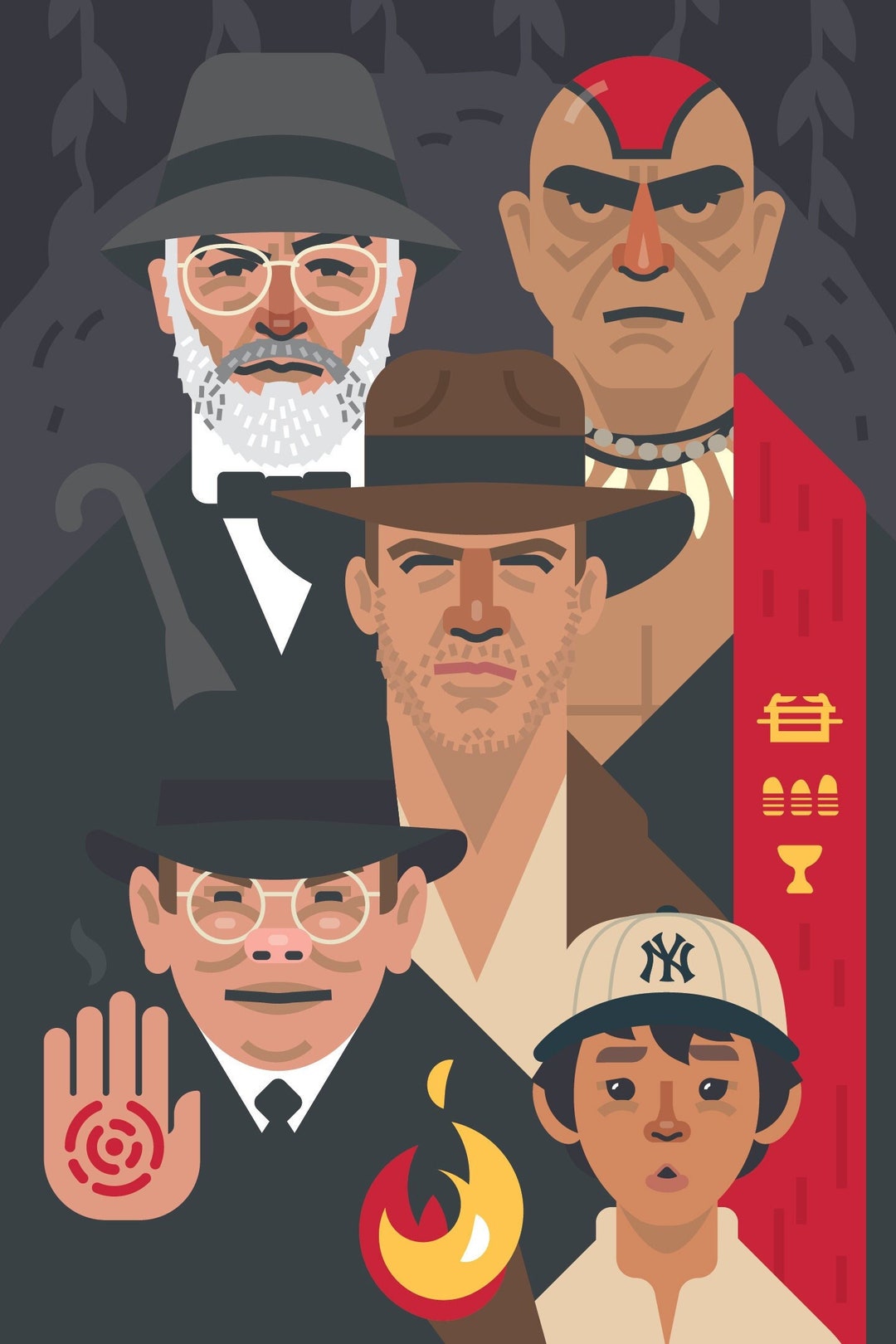 Indiana Jones Poster - Etsy