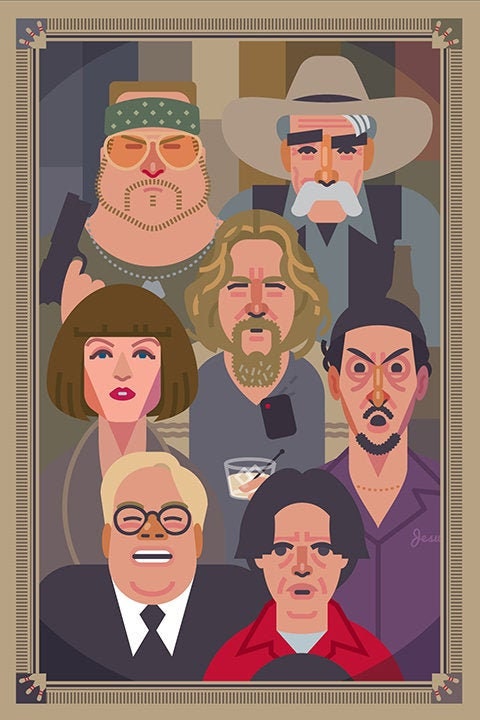 Big Lebowski Poster - Etsy