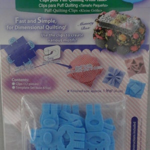 Clover Puff Quilting Clips, Puff Quilting Clip Set, Large Size and ...