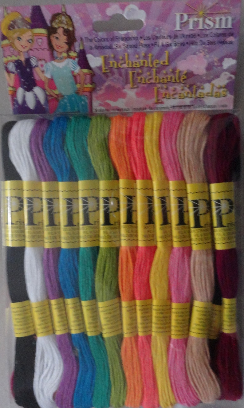 DMC or Prism, 6 Strands Floss, Tie-dye or Sparklers or Neon, Skeins ...