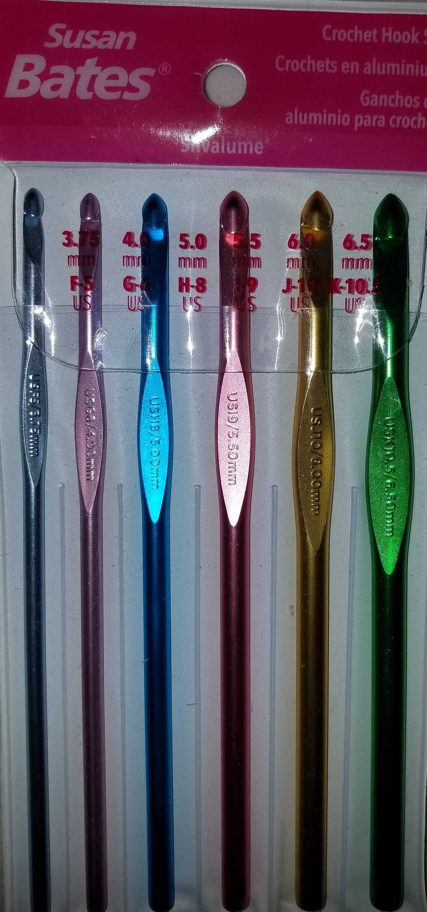Susan Bates Crochet Hook Sets Steel Hooks6 Hooks - Etsy