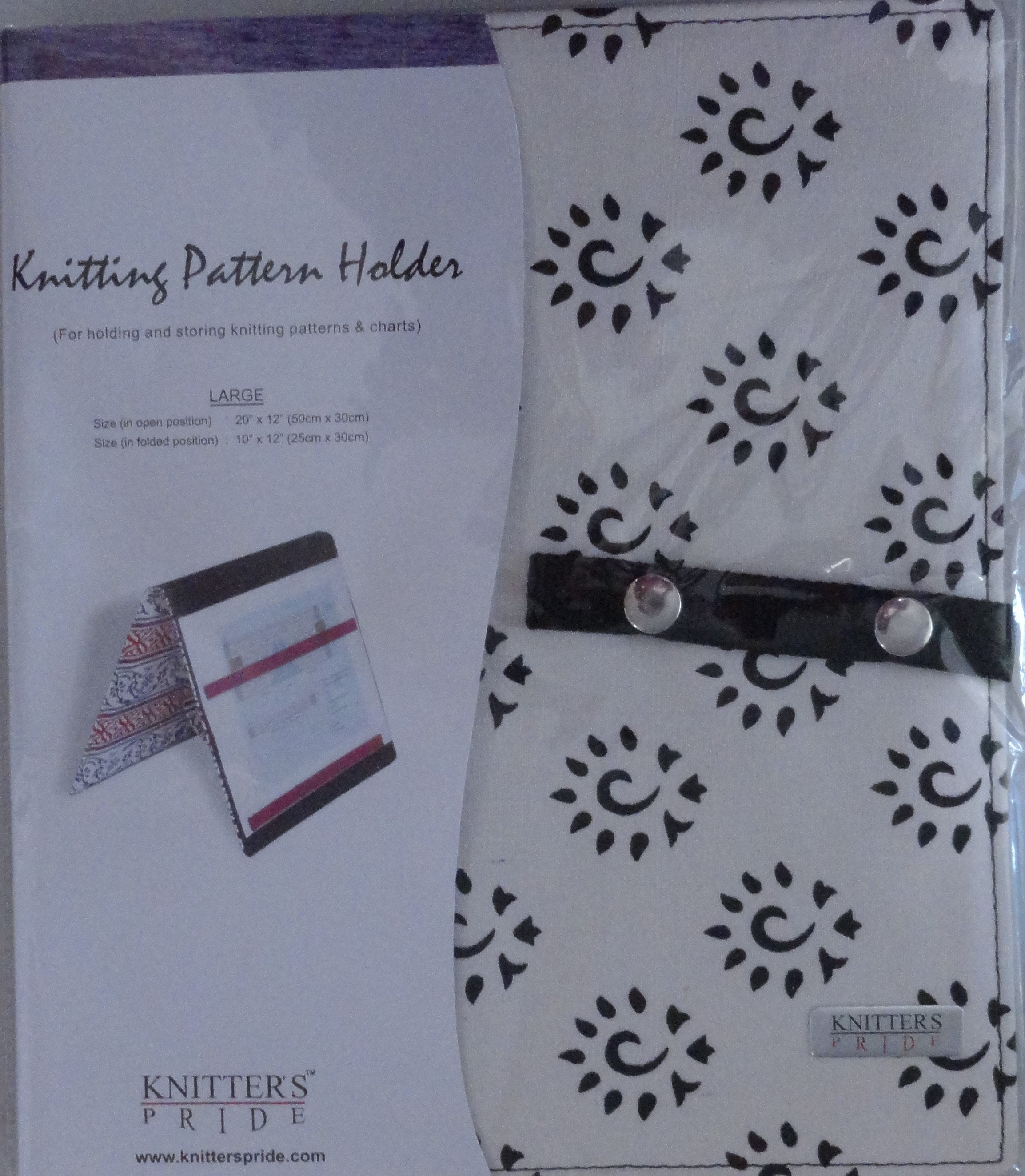 Knitting Chart Keeper KnitPro Small or Large Pattern Holder Knitting ...