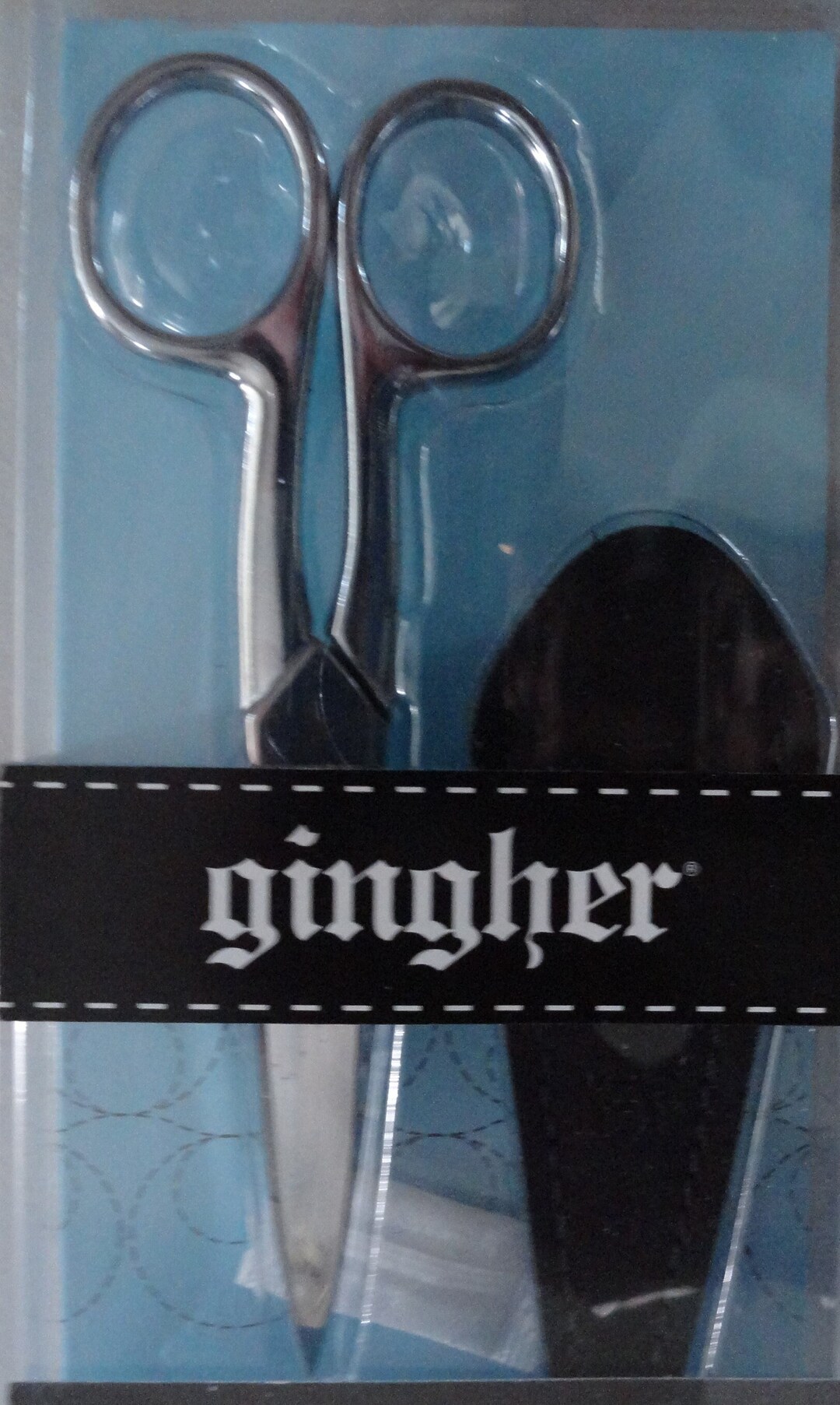 Gingher 5" Knife-edge Craft Scissors/leather Sheath, Thick Blades ...