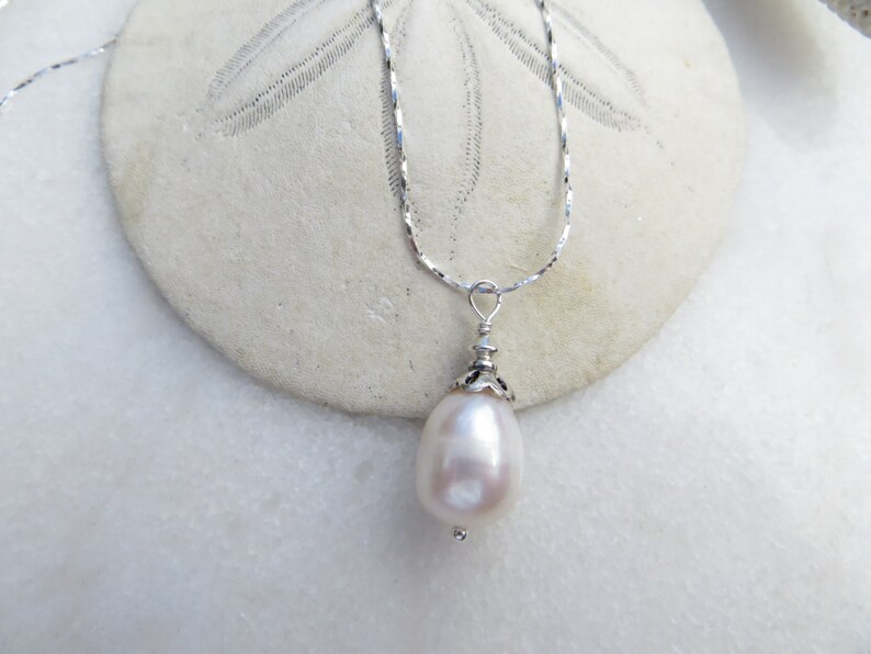 Freshwater Pearl Necklace June Birthstone Necklace 30th - Etsy