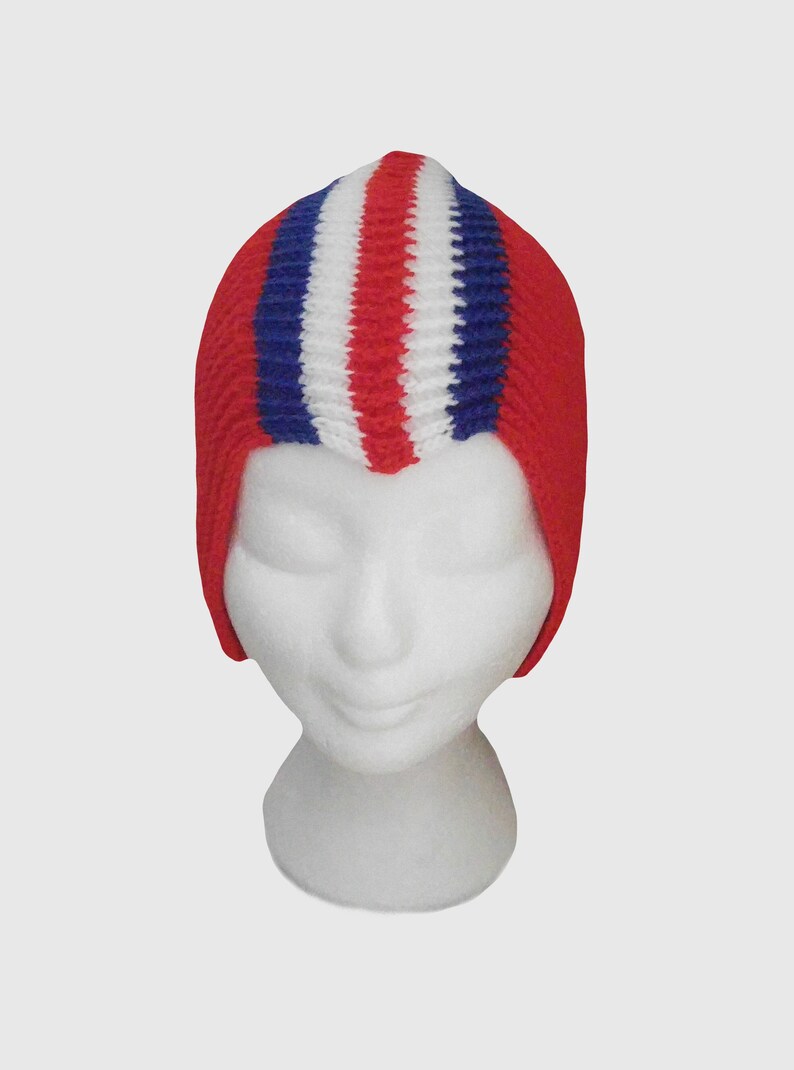 Skating Cap Retro Look Knitted From Vintage Pattern the - Etsy