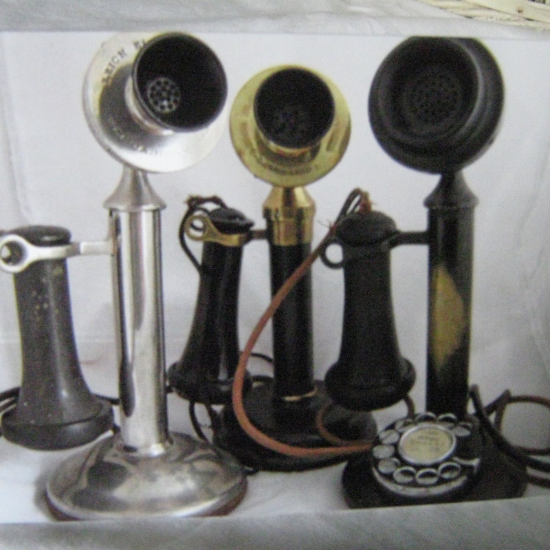 Antique Candle Telephone - Etsy