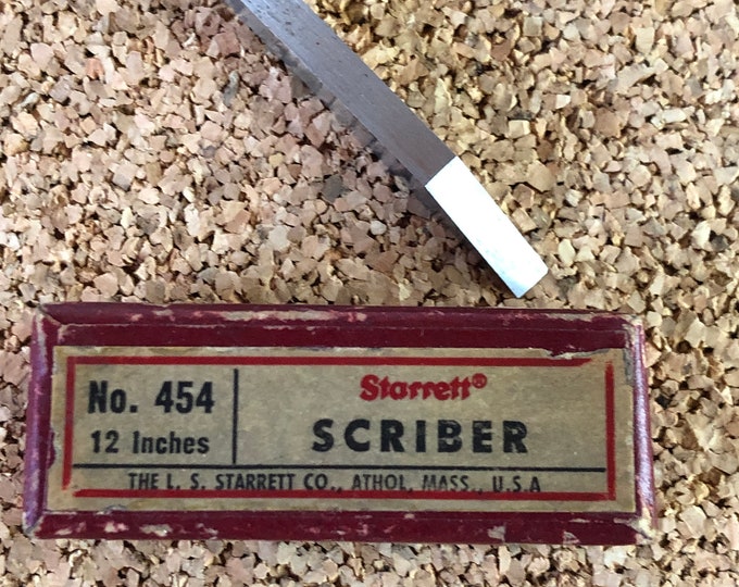 RARE Vintage, Scriber, Starrett No 454, Machinist Tool, Original Box ...