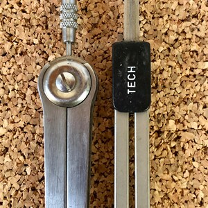 2 Vintage, Dividers, Map Plotting, Drafting Tool, Compass Set ...