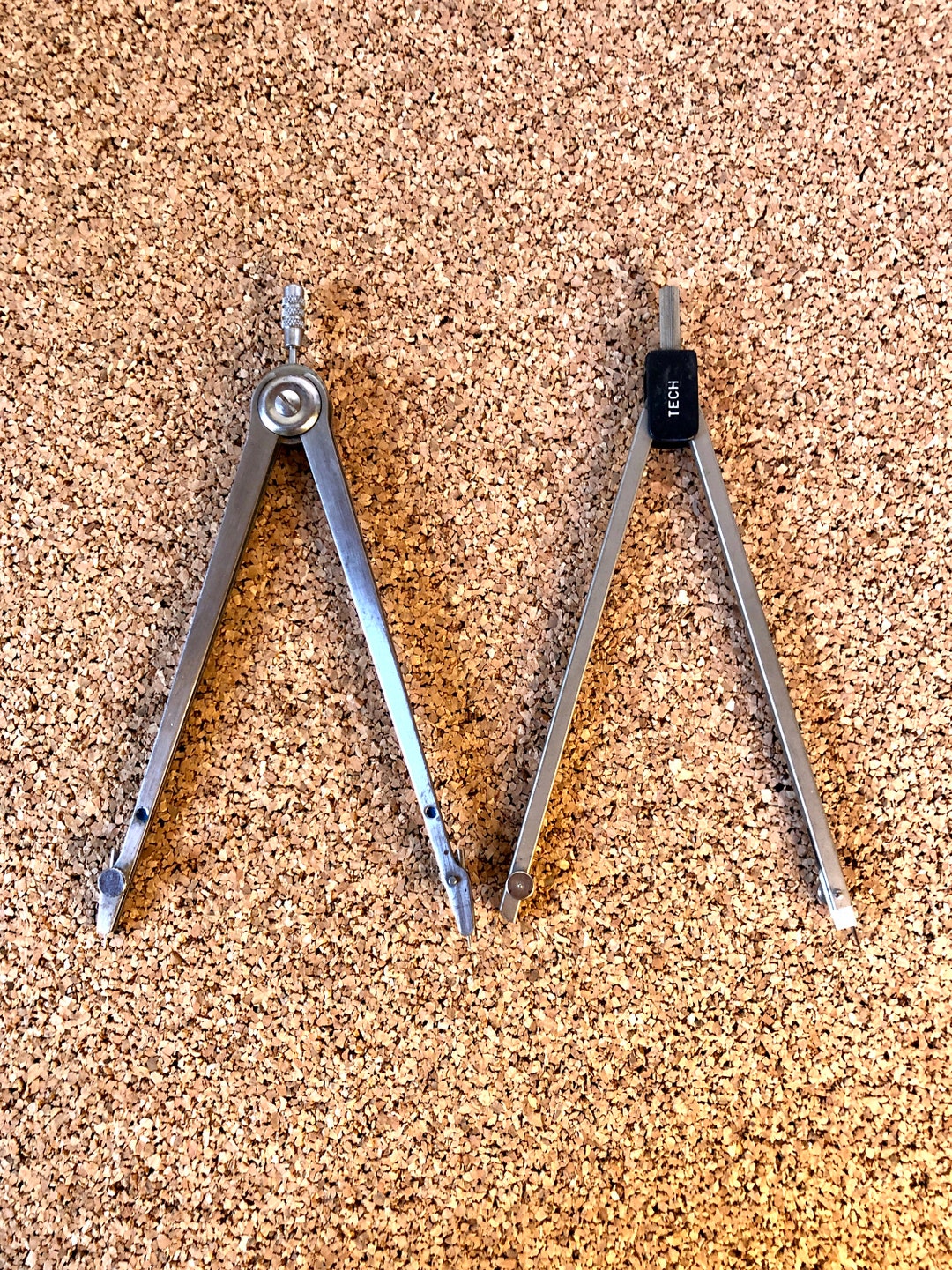 2 Vintage, Dividers, Map Plotting, Drafting Tool, Compass Set ...