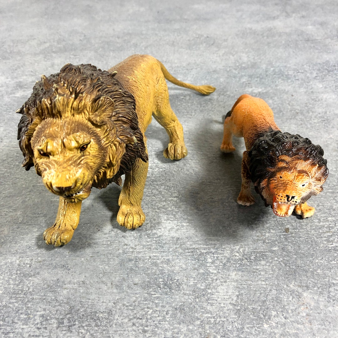 Vintage, African, Lion, Zoo Animals, Nature Toy, Collectible Animals ...