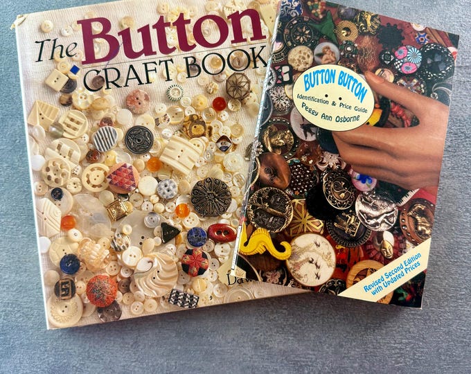 The Button Craft Book, Button Button, ID and Price Guide, Vintage ...
