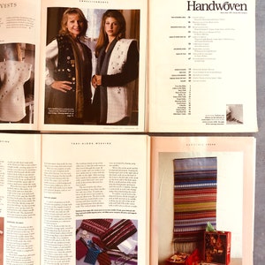 HANDWOVEN Magazines, Lot of 5, Weaving Instructions, How to Weave ...