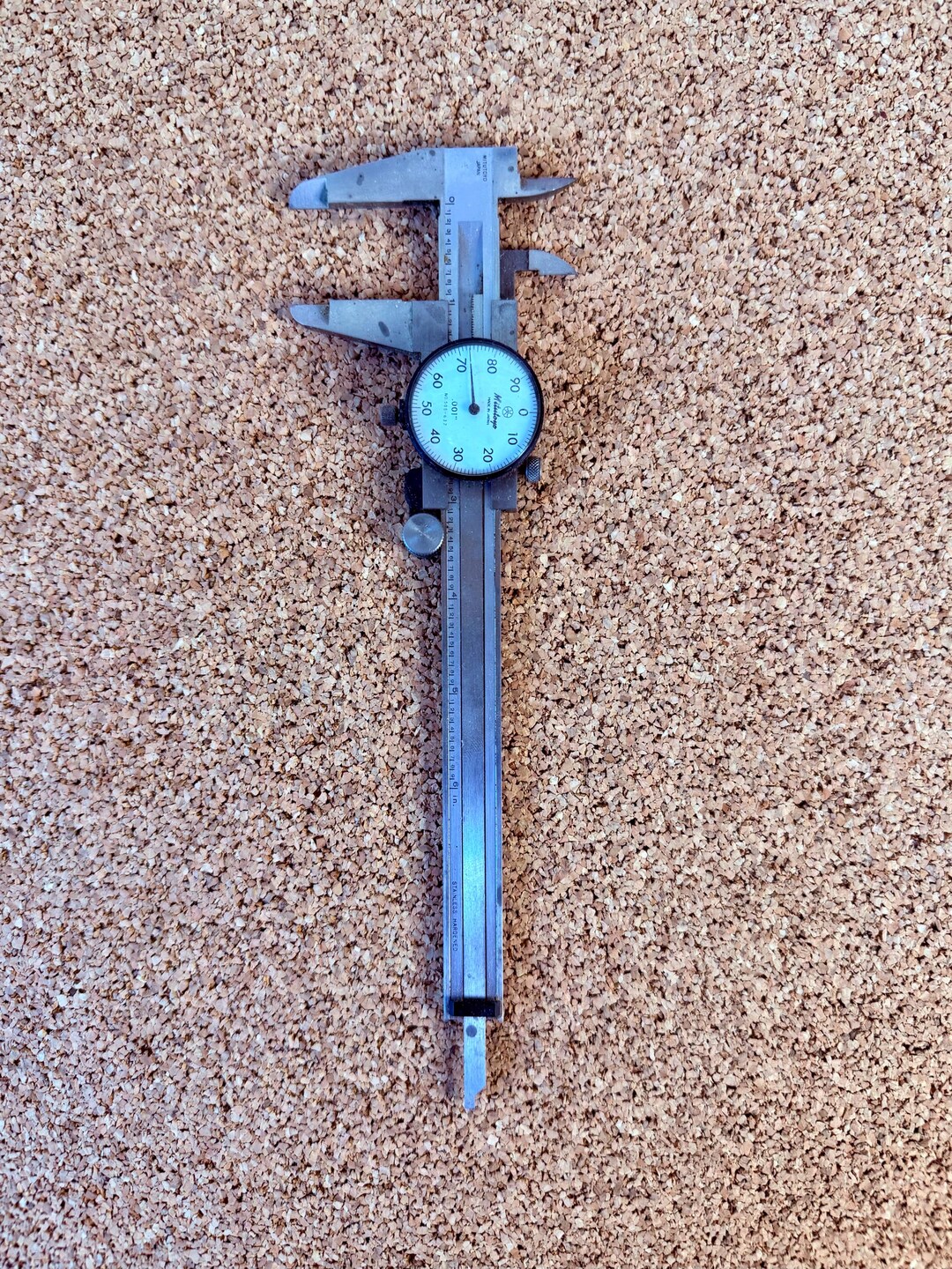 Vintage, Mitutoyo Dial Vernier Caliper, No 505-637, Machinist Tool ...