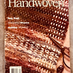 HANDWOVEN Magazines, Lot of 5, Weaving Instructions, How to Weave ...