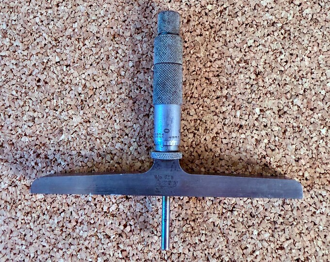 Vintage, Depth Mic, Lufkin, Machinist Tool, Industrial, Steampunk ...