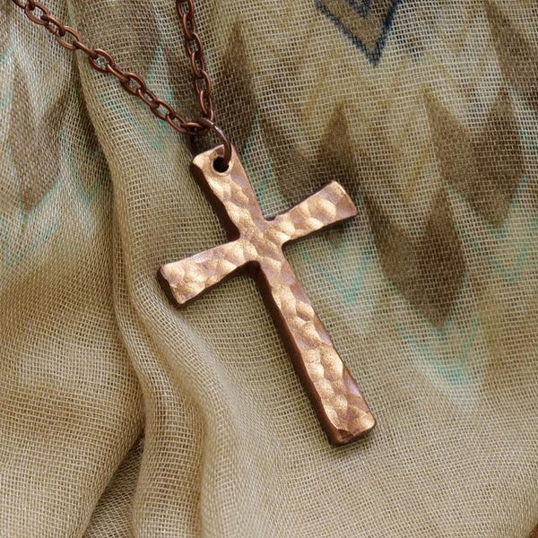 Copper Cross - Etsy