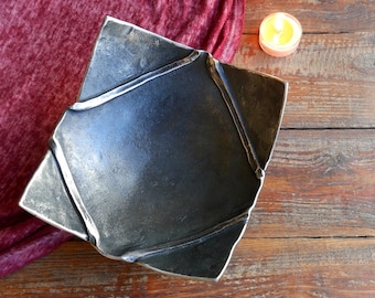 Jewelry Dish Small Decorative Metal Steel Bowl Hand Forged | Etsy