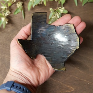 Hand Forged Texas Trinket Dish * Texas Decor * Texas Gifts * Texas Bowl ...