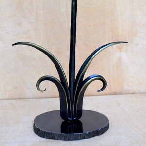 Hand Forged Cattail Sculpture * Metal Cattail Sculpture * Metal Cattail ...
