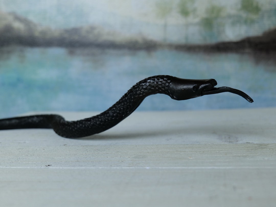 Rasp Asp Snake Sculpture Blacksmith Made * Home Decor* Gift for Men ...