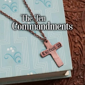 Exodus 20 Necklace * Ten Commandments Necklace * Bible Verse Gifts ...