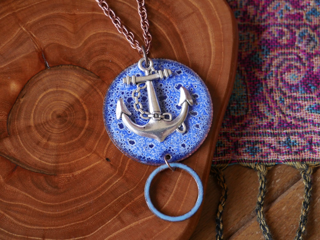 Nautical Necklace * Anchor Jewelry for Women * Nautical Pendant ...