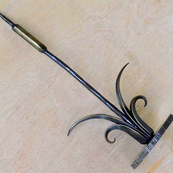 Metal Cattail Garden Art - Etsy