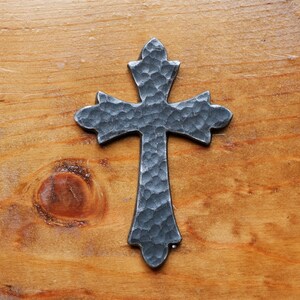 Hand Forged Steel Cross * Hammered Pocket Cross * Small Cross ...