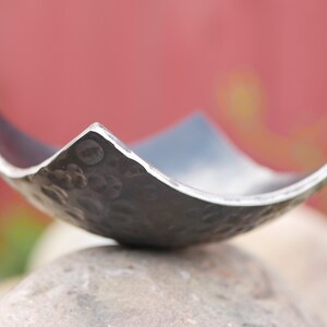 Hammered Square Steel Bowl Hand Forged Metal Bowl Blacksmith - Etsy