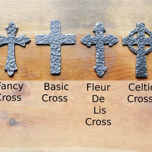 Hand Forged Steel Cross * Hammered Pocket Cross * Small Cross ...