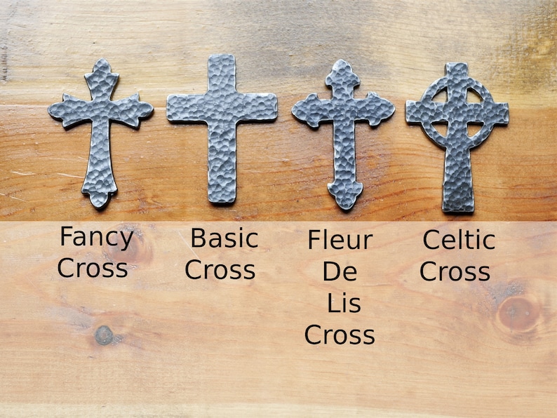 Hand Forged Steel Cross * Hammered Pocket Cross * Small Cross ...