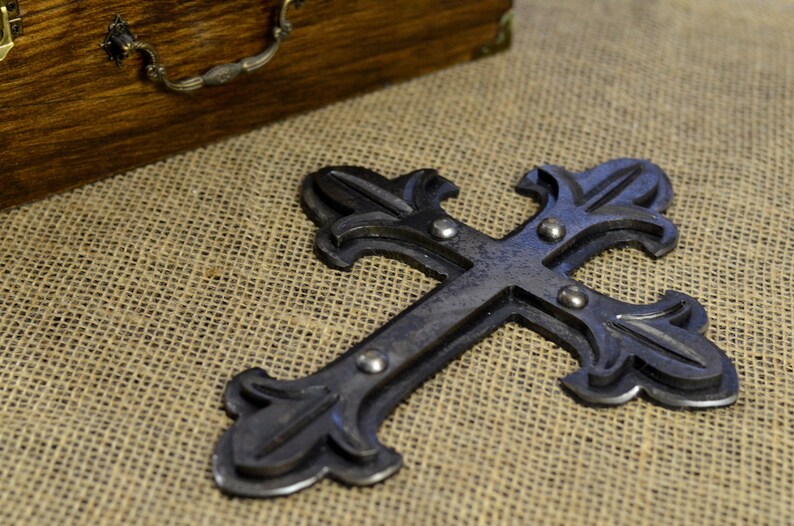 Metal Cross Wall Art // Cross Wall Decor // Iron Cross Wall Decor ...