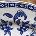 Antique Wedgwood Indiana Dinner Plate: Victorian Blue Floral Decor - Etsy