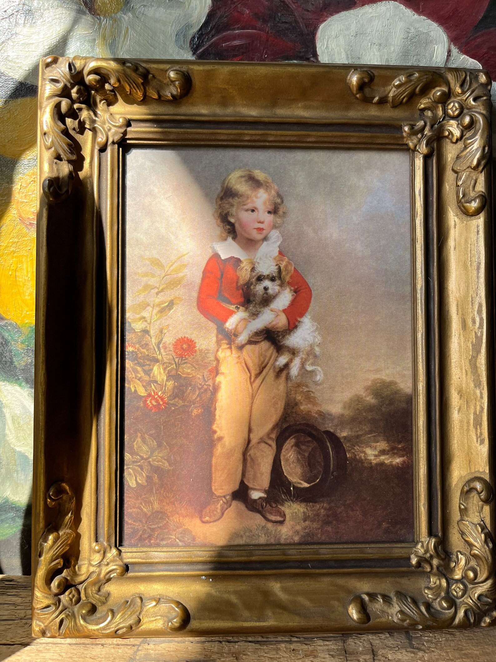 Vintage Master Simpson Arthur Devis Boy With Dog and Top Hat - Etsy