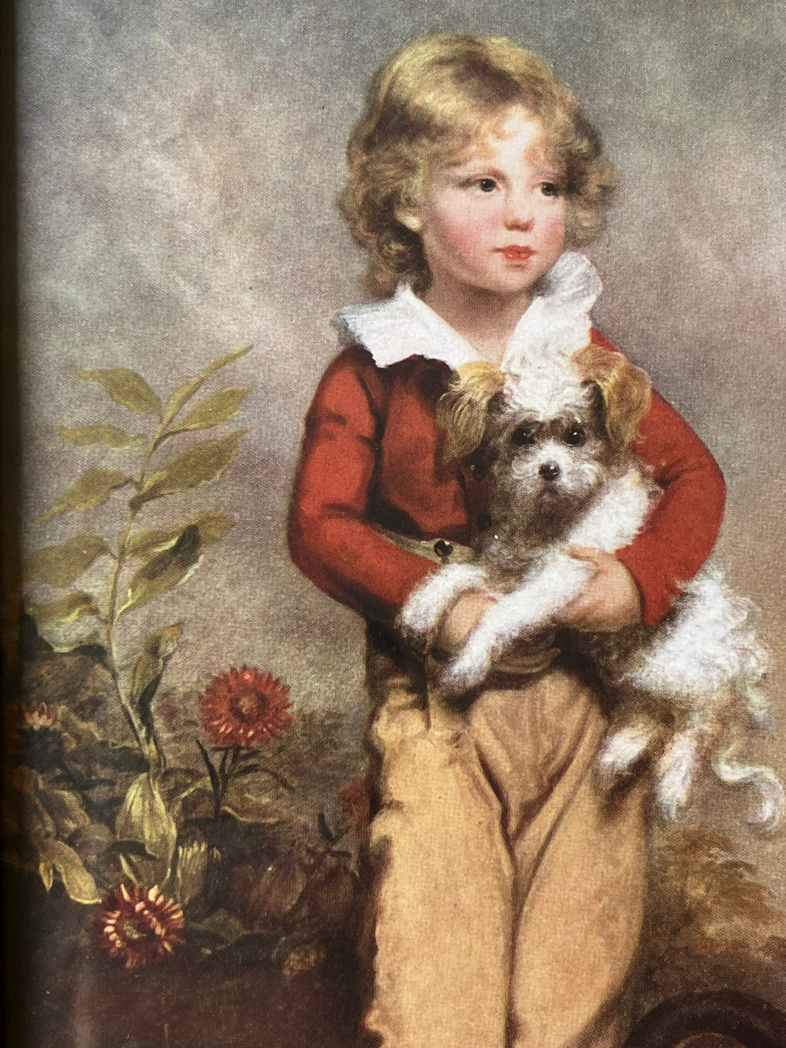 Vintage Master Simpson Arthur Devis Boy With Dog and Top Hat - Etsy