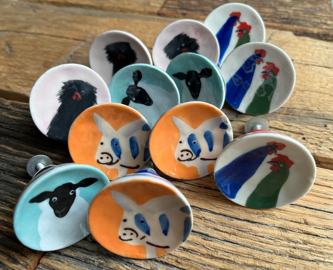 Holly Frean for Anthropologie Farm Animals Furniture Knobs 9 Available ...